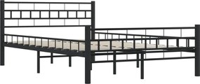 vidaXL Rám postele kovový 120 x 200 cm [285277] Barva: Černá