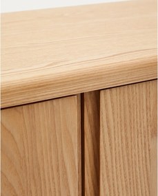 Skříňka v dekoru jasanu v přírodní barvě 100x134x40 cm Salaya – Kave Home