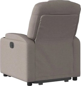 Elektrické zvedací polohovací křeslo taupe textil 3204400