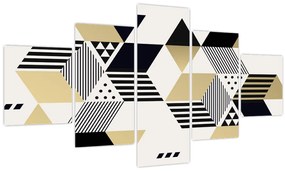 Obraz - Geometrické tvary N⁰1 (125x70 cm)