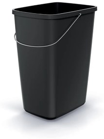 Prosperplast Odpadkový koš COMPACTA Q basic recyklovaný černý Barva: Černá, kód produktu: NSAB12U-S411*, objem (l): 12