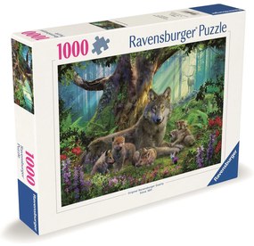 Puzzle ravensburger 120004776 vlci v lese