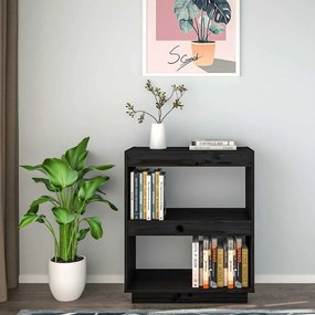 vidaXL Knihovna 60 x 35 x 71 cm masivní dřevo borovice [810861] Barva: Šedá