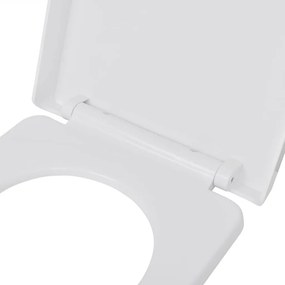 WC sedátka s funkcí pomalého sklápění 2 ks bílá plastová 275930