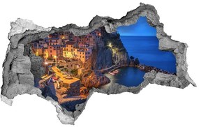 Wallmuralia Fototapeta díra na zeď 3D Manarola Itálie 95x73 cm