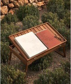 Dřevěný skládací servírovací podnos 34x65 cm Mani – Kave Home