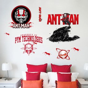 Živá Zeď Samolepka na zeď Ant Man Avengers