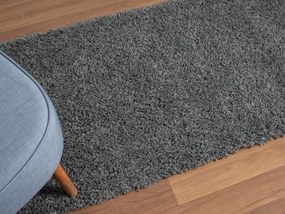 My Flair, Běhoun My Shaggy grau, 80x250, šedá, chodba / předsíň