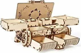 Ugears 3D dřevěné mechanické puzzle Starožitná šperkovnice / od 14 let