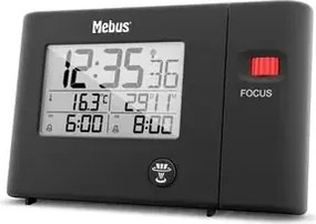 Mebus 25795 - Rádiem řízený budík s projektorem / 3 x AAA / 1x USB