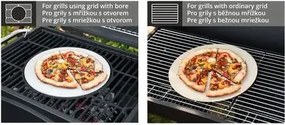 Cattara Grilovací plát kulatý PIZZA pro grily 13040  13043