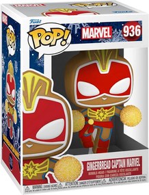 Funko pop marvel holiday: gingerbread captain marvel