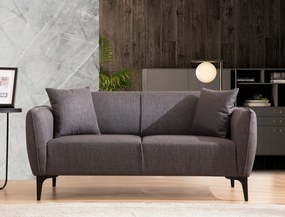 Hanah Home Dvoumístná pohovka BELISSIMO šedá 180 cm 560ARE1531
