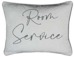 Šedý polštář Room Services - 35*10*45cm