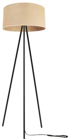 Podlahová lampa JUTA, 1x jutové stínítko, (výběr ze 3 barev konstrukce), M