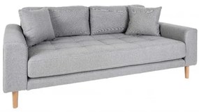 Pohovka LIDO 2,5 sedák 180 cm, polyester světle šedý House Nordic 1301431