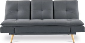 Trojmístná pohovka, šedá, látka, ASB-4720 GREY2 Šedá
