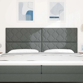 Čelo postele Tmavě šedá 200 cm textil 3337952