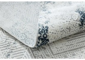Dywany Luszczow Kusový koberec moderní DUKE 51558 krémová / modrá Rozměr koberce: 80 x 150 cm