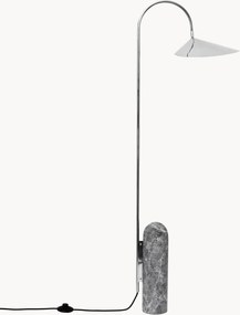 Stojací lampa's mramorovou podstavou Arum, nastavitelná