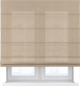 Římská roleta Capri barva béžová látka pletený vzor