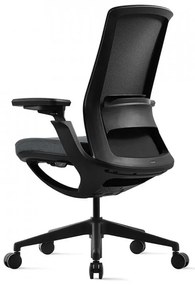 Kancelářská ergonomická židle ROLY BLACK - síťovina Office Pro Černá