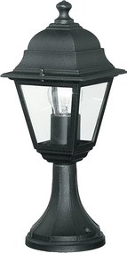 FAN LANT-PALETTO Venkovní svítidlo LUME ROMA černá, 1xE27, IP44, 14,6 x 14,6 x 39 cm - FANEUROPE