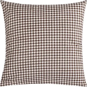 Bellatex Polštářek BERTA 45x45 cm Kostička hnědá