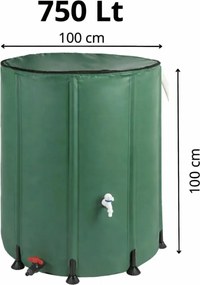 ASIST smart garden Skládací sud na vodu 750L