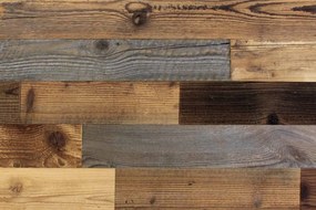 BOROVICE STARÉ DŘEVO 1000 (1000 x 100 mm) - velkoformátový dřevěný obklad 2D Kartáčovaný - bez povrch. úpravy
