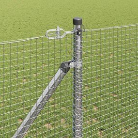 Svařované drátěné ploty s hroty 10 x 1,4 m Pozinkovaná ocel 3351936