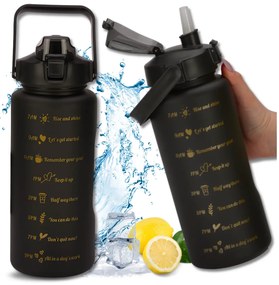 Camerazar 2000ml BPA FREE TRESSARI sportovní láhev na vodu s odolným PC materiálem pro aktivní životní styl