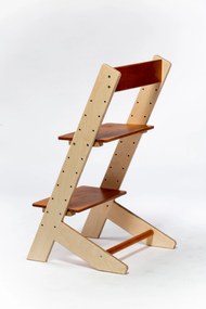 Lucas Wood Style rostoucí židle EASY LINE -  mahagon