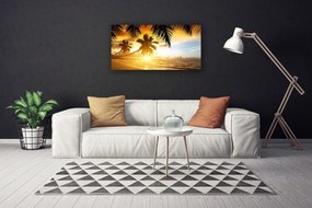 Obraz na plátně Pláž Palma Moře Krajina 140x70 cm