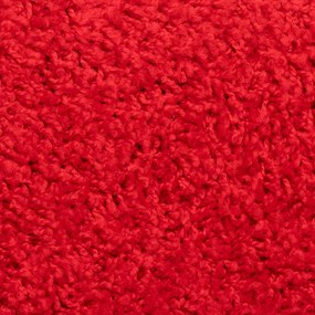 Schodové rohože 15 ks 56 x 17 x 3 cm červené, půlkulaté 133899