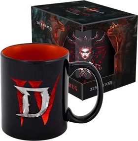 Keramický hrnek Diablo IV - Lilith, Queen of the Succubi 330 ml (dárkové balení) Vícebarevná