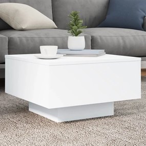 vidaXL Konferenční stolek 55 x 55 x 31 cm kompozitní dřevo [836567] Barva: Bílá