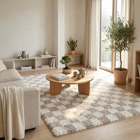 Béžový/krémový koberec 80x150 cm Grida – ESTE