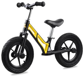 Mamido Dětské odrážedlo Tiny Bike nafukovací kola 12" žluté