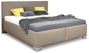 Vysoká čalouněná postel s úložným prostorem BELARONA