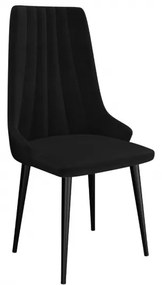Moderní čalouněná židle ST93, Barva: černá, Potah: Magic Velvet 2219