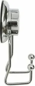 Compactor Bestlock Dvojitý háček do koupelny s přísavkou chromovaná /