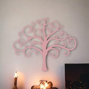 Strom života 4 - kovový obraz na zeď Velikost: 150cm, Barva: Pink