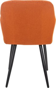Sada 2 jídelních židlí Shila látka – oranžová