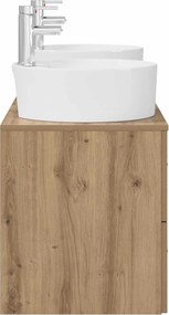 Sada koupelnových skříněk 3 ks Dub artisan 49,5 x 44,5 x 65 cm 3405882