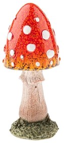 Podzimní dekorační houba Muchomůrka, 12 cm, polyresin