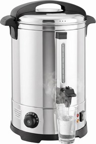 HOMCOM ohřívač vody 6,5 L, 1500 W, nerezová ocel, s termostatem, funkcí udržování teploty a výpustným kohoutkem