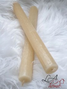 Box 6ks mandlová stolní svíčka - Ø2*23,5cm - 13hodin