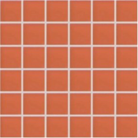 RAKO Fashion - Mozaika 4,7x4,7 cm, oranžová VDM05048