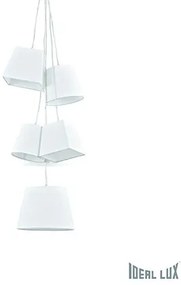 Závěsný lustr Ideal Lux Hats SP6 modern 110639 bílý